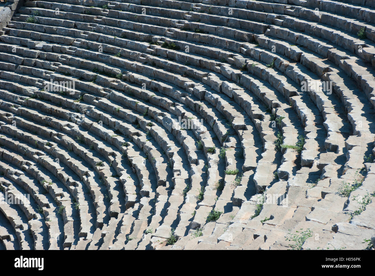 Ancient Greek or Roman Amphitheatre Stock Photo - Alamy