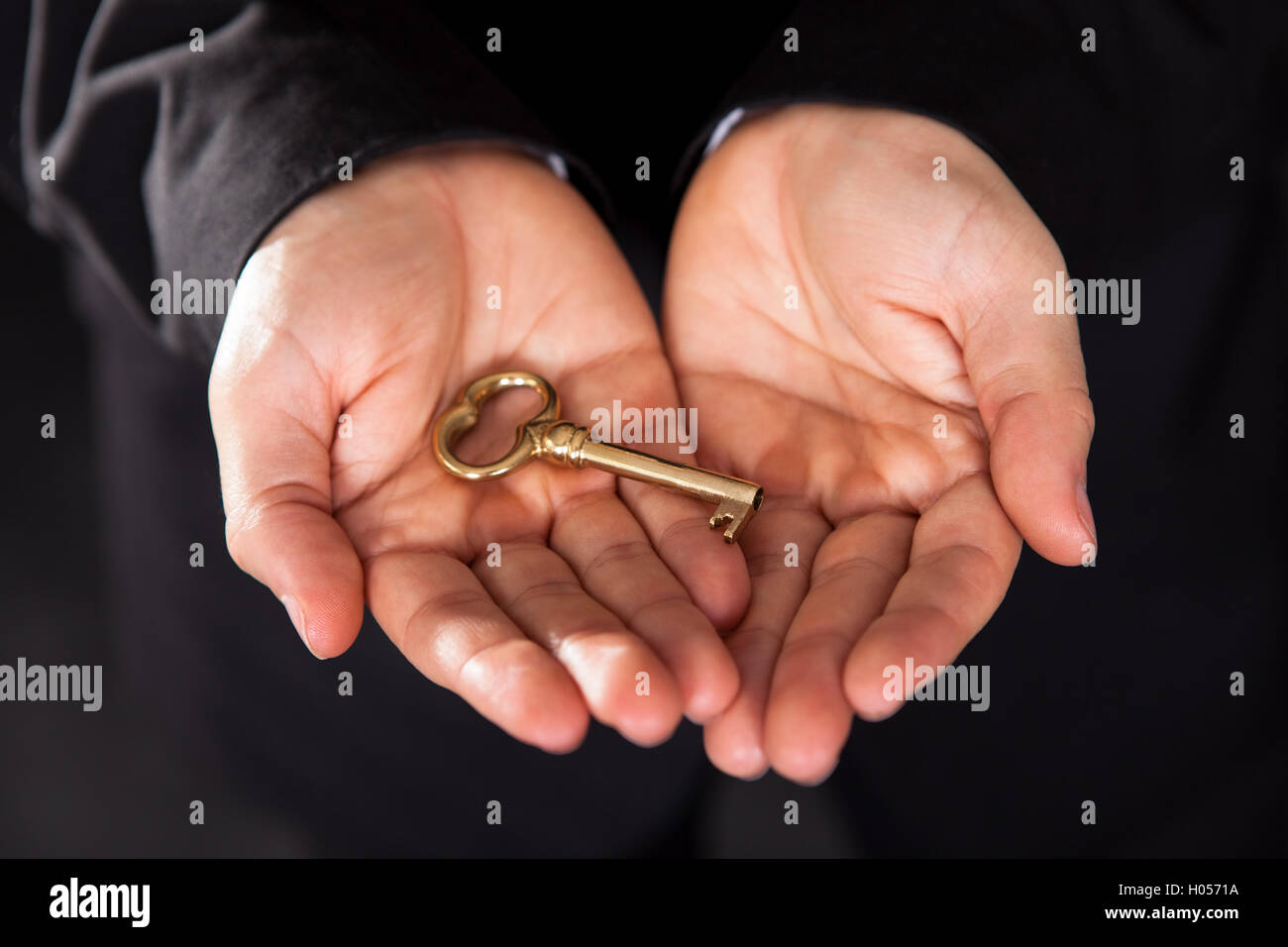 Three brass keys hi-res stock photography and images - Alamy