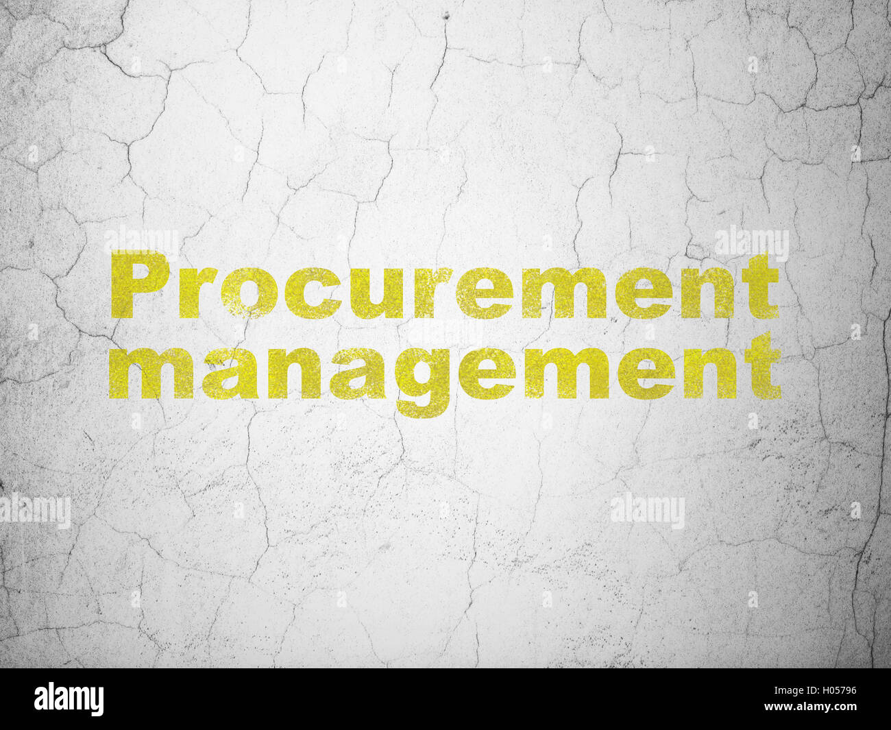 Finance concept: Procurement Management on wall background Stock Photo ...