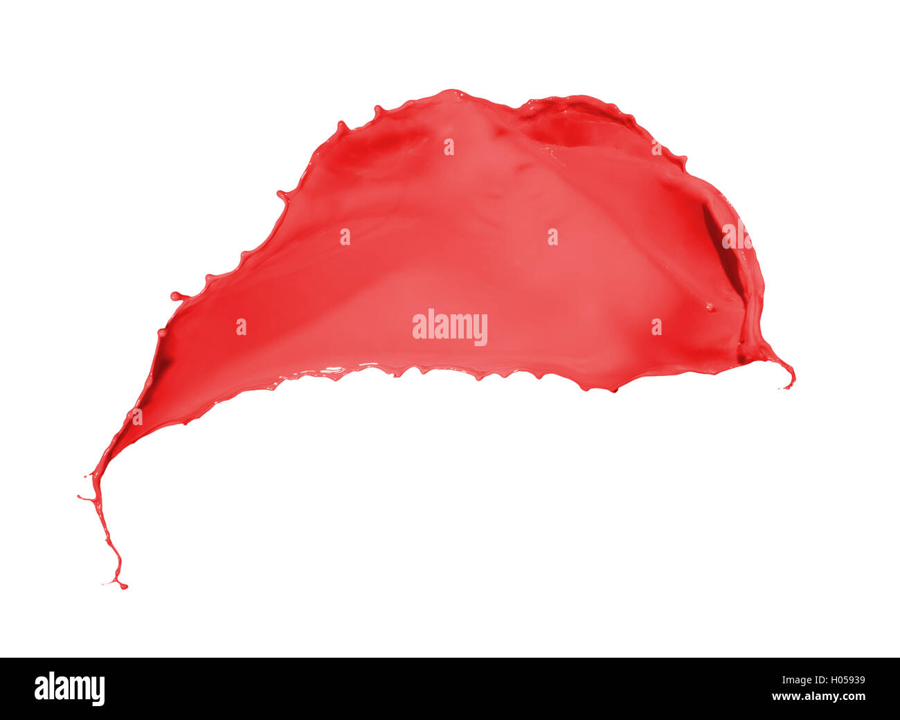 red paint splash Stock Photo - Alamy