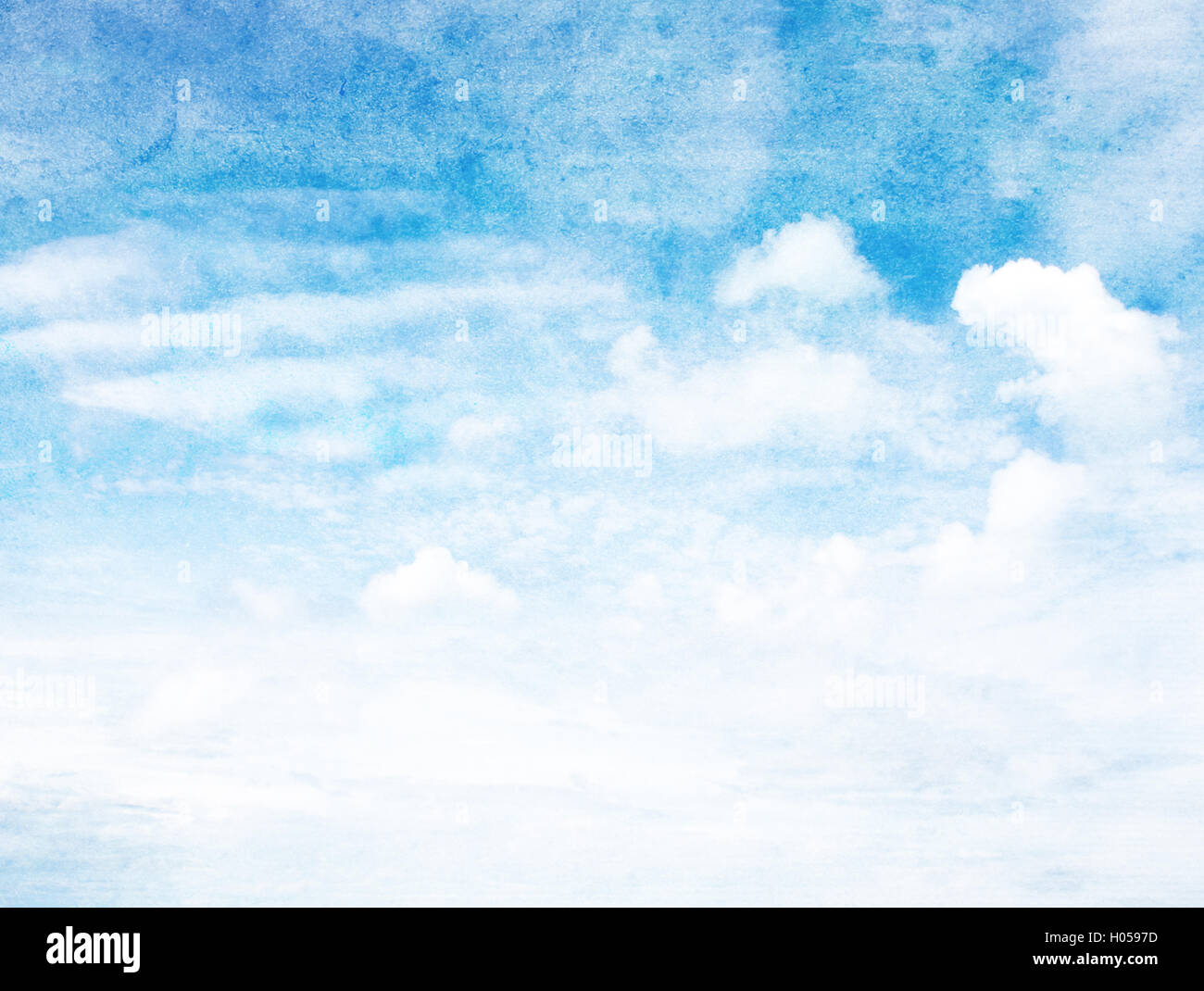 retro cloudy sky Stock Photo - Alamy