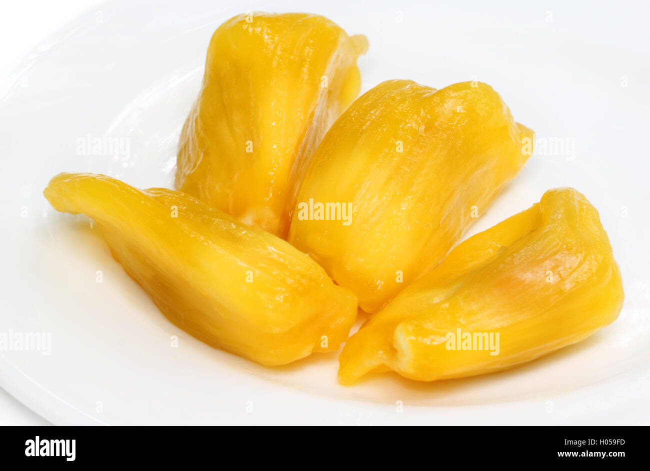 Juicy jackfruit flesh Stock Photo - Alamy