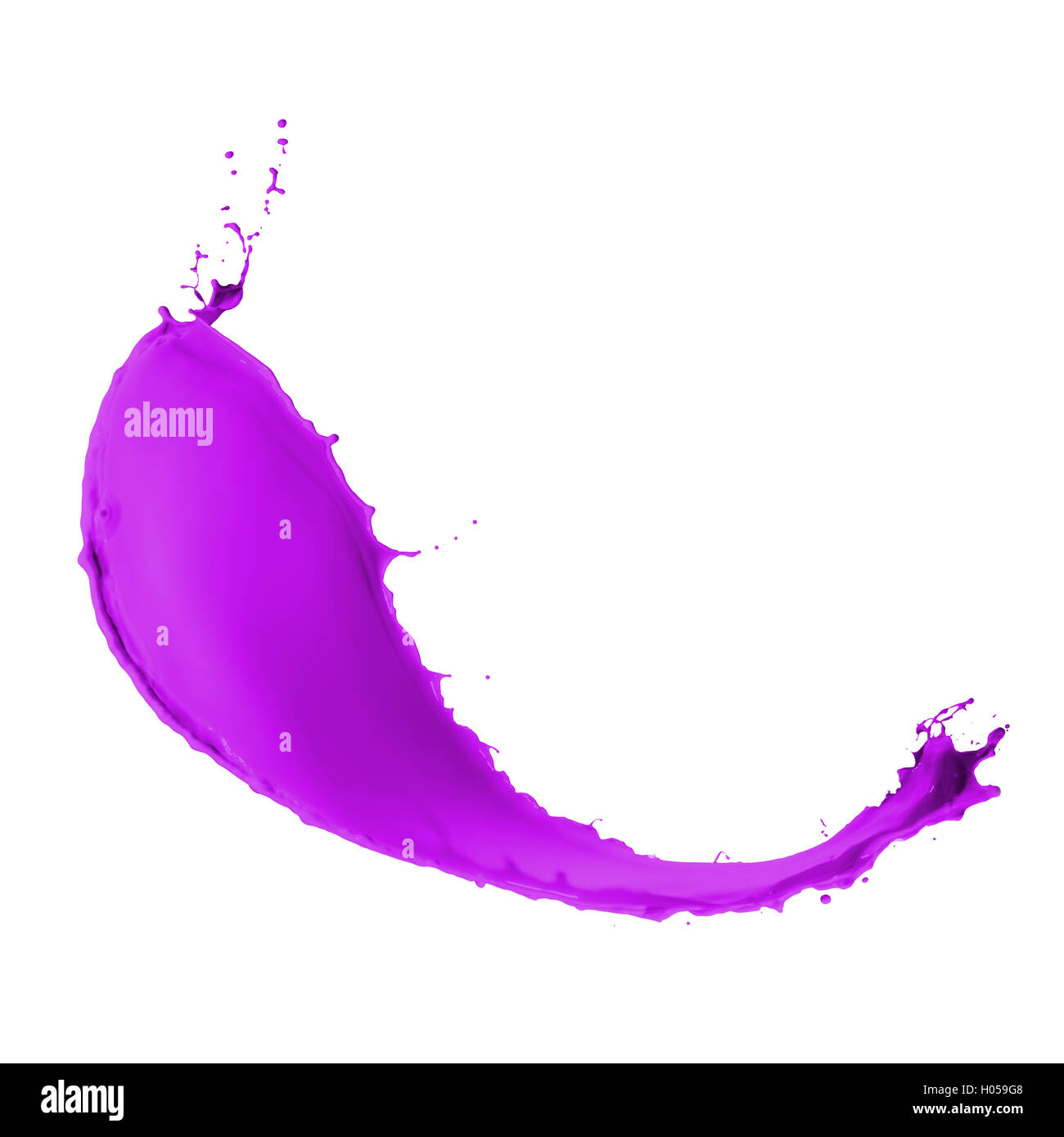 Purple paint splash hi-res stock photography and images - Alamy