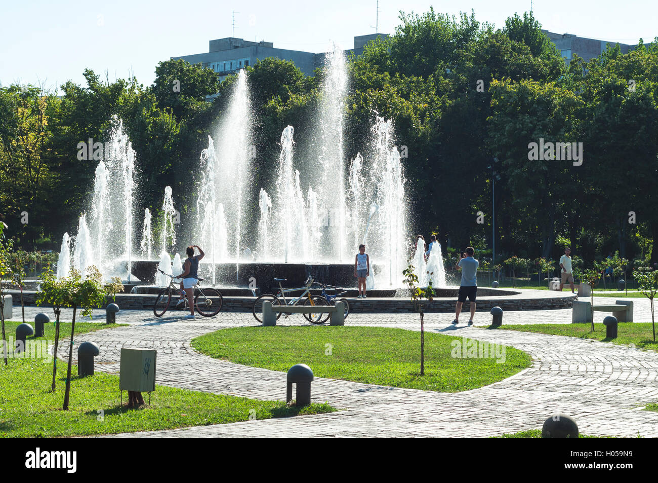 View of IOR park on a Sunday afternoon Stock Photo - Alamy