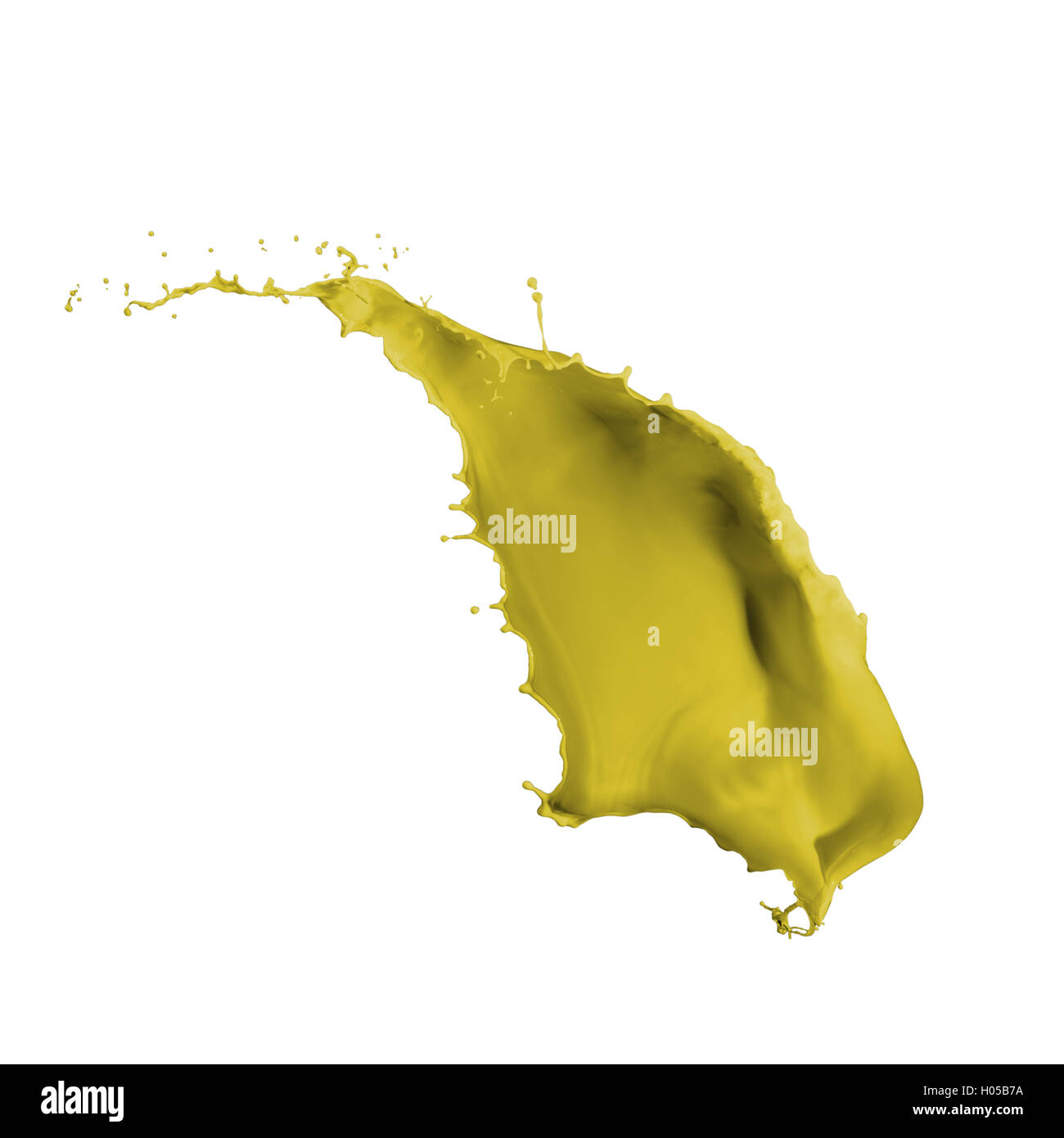 yellow paint splash Stock Photo - Alamy