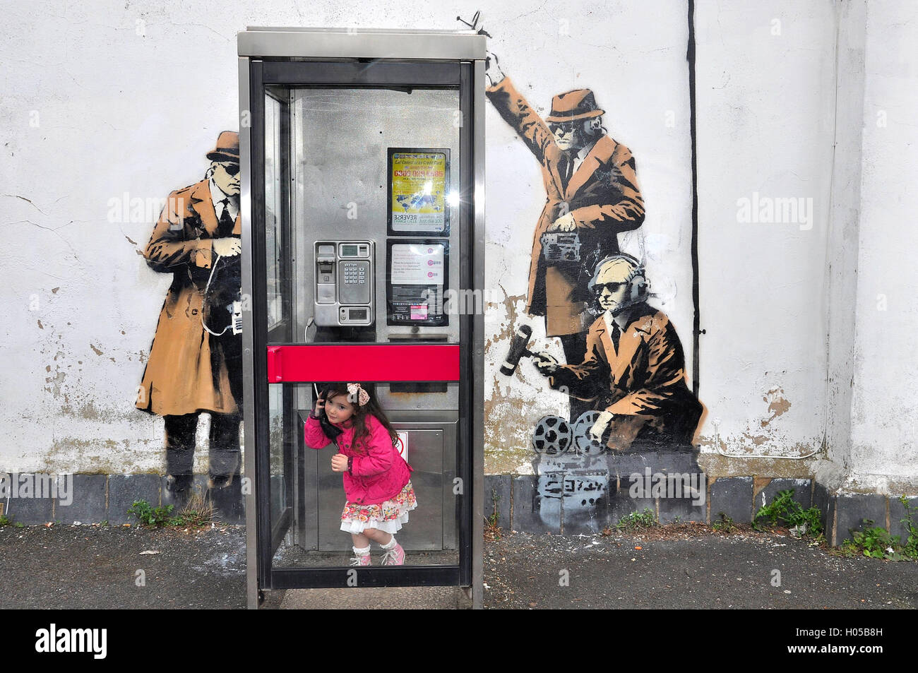 Banksy Phone Booth