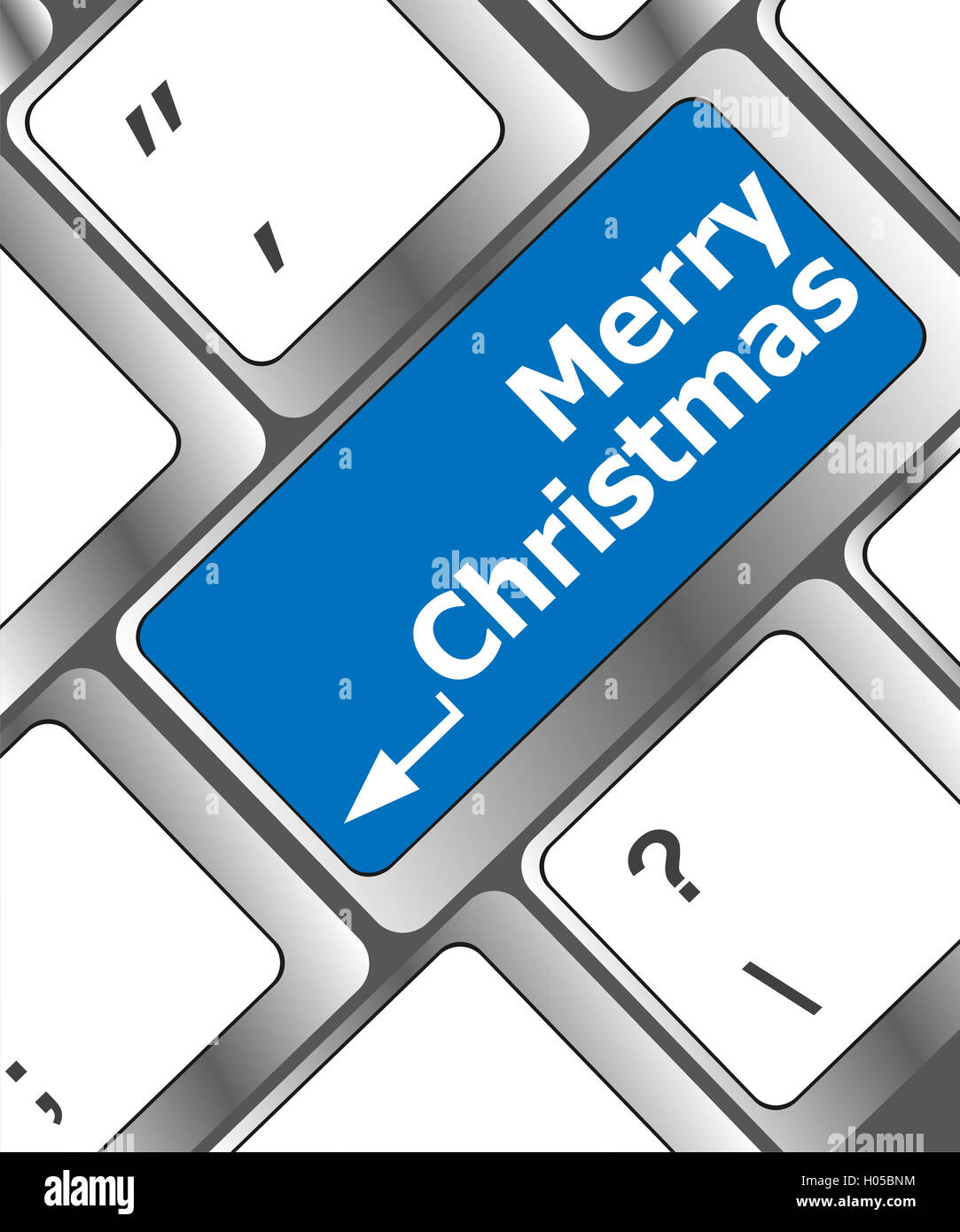 Merry christmas message keyboard enter hi-res stock photography and ...