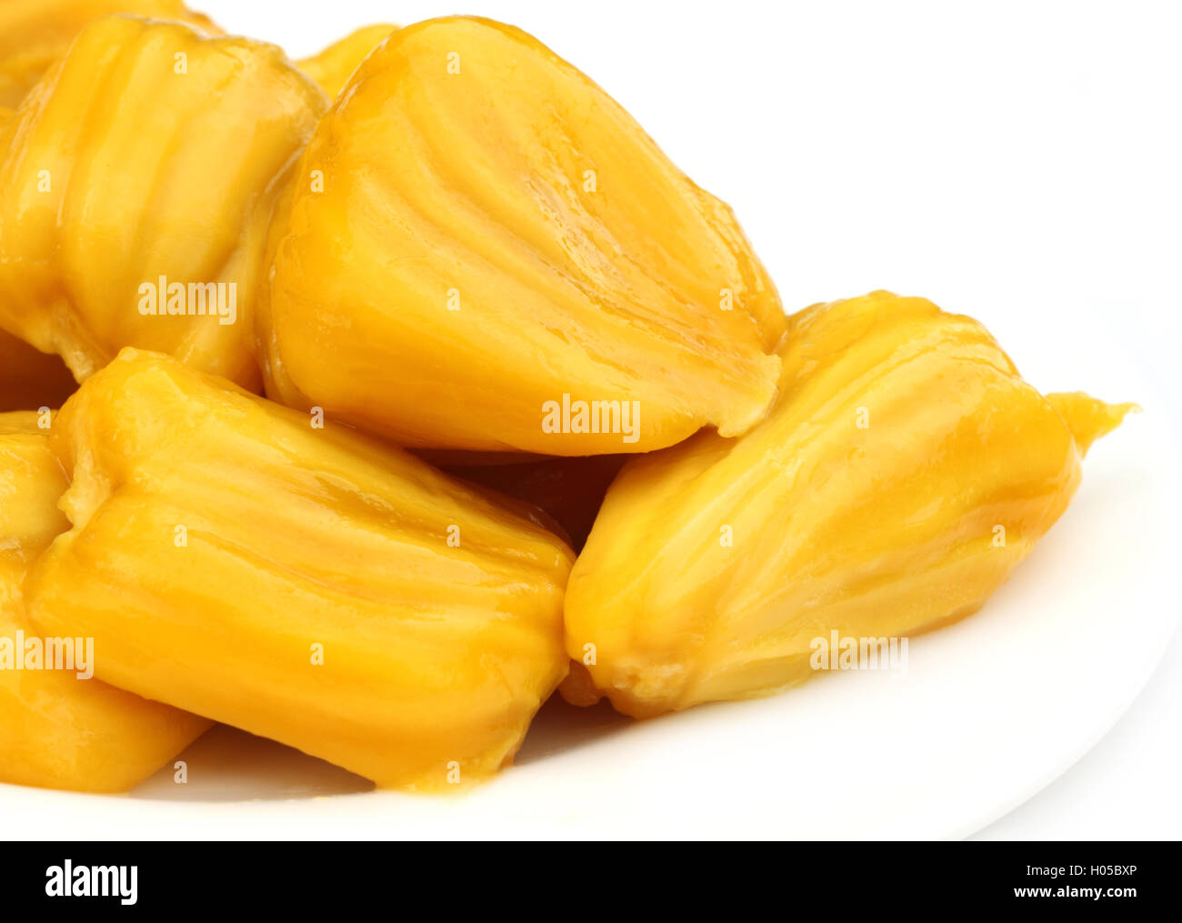 Juicy jackfruit flesh Stock Photo - Alamy