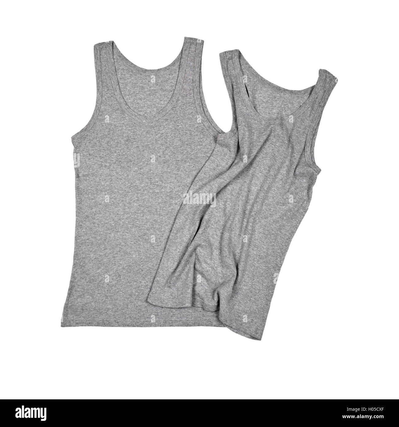 two grey shirts Stock Photo - Alamy