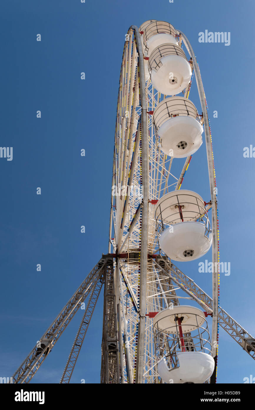 Ferris wheel on North pier fun fair Blackpool 2 Stock Photo - Alamy