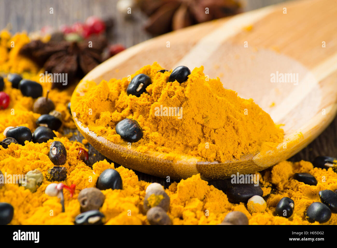 close-up of Asian spices Stock Photo - Alamy