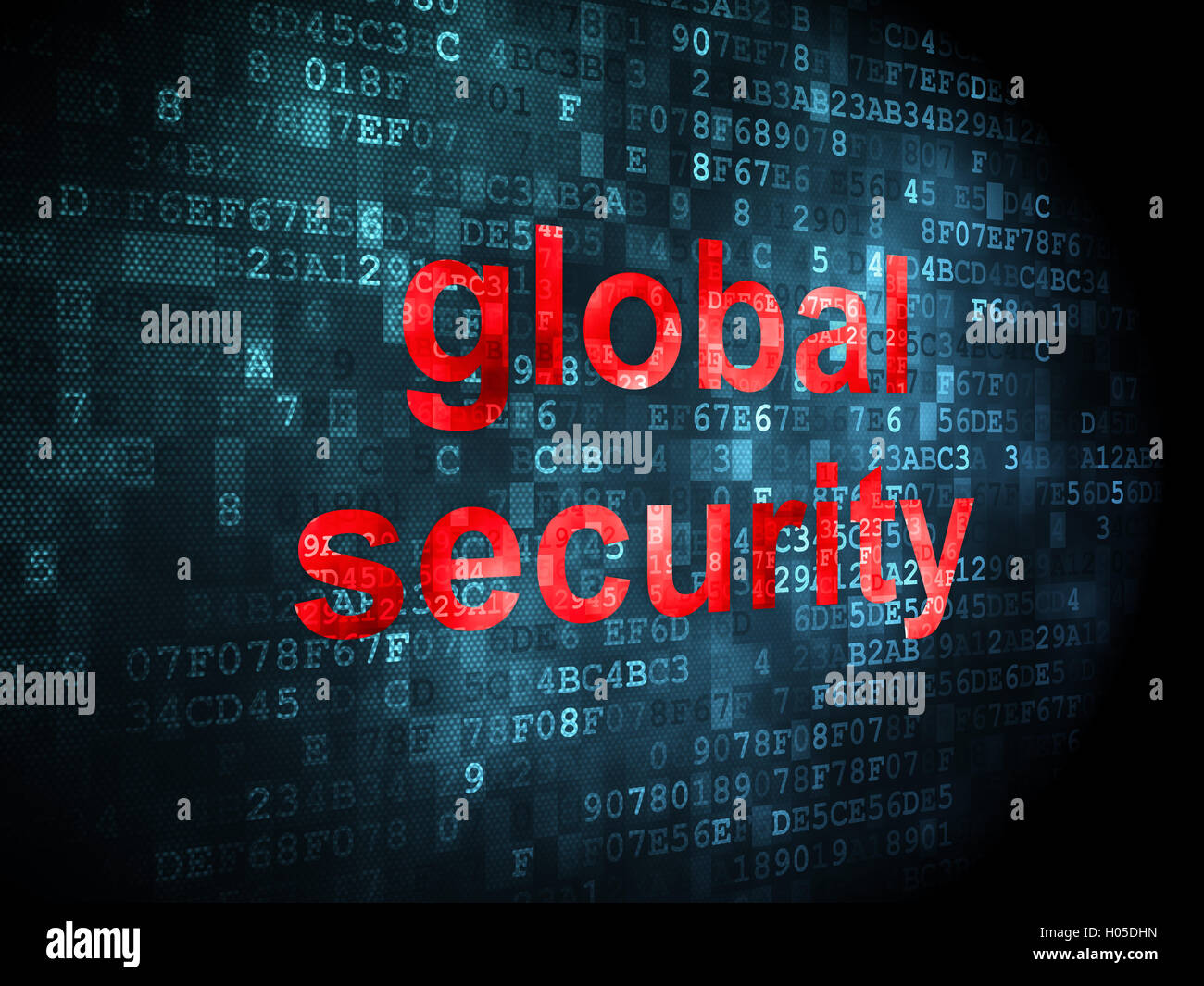 Safety concept: Global Security on digital background Stock Photo - Alamy