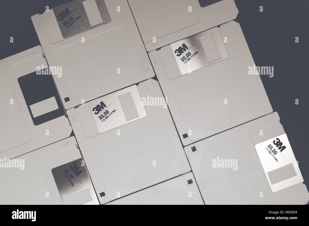 3M set of floppy disks legacy storage medium Stock Photo - Alamy