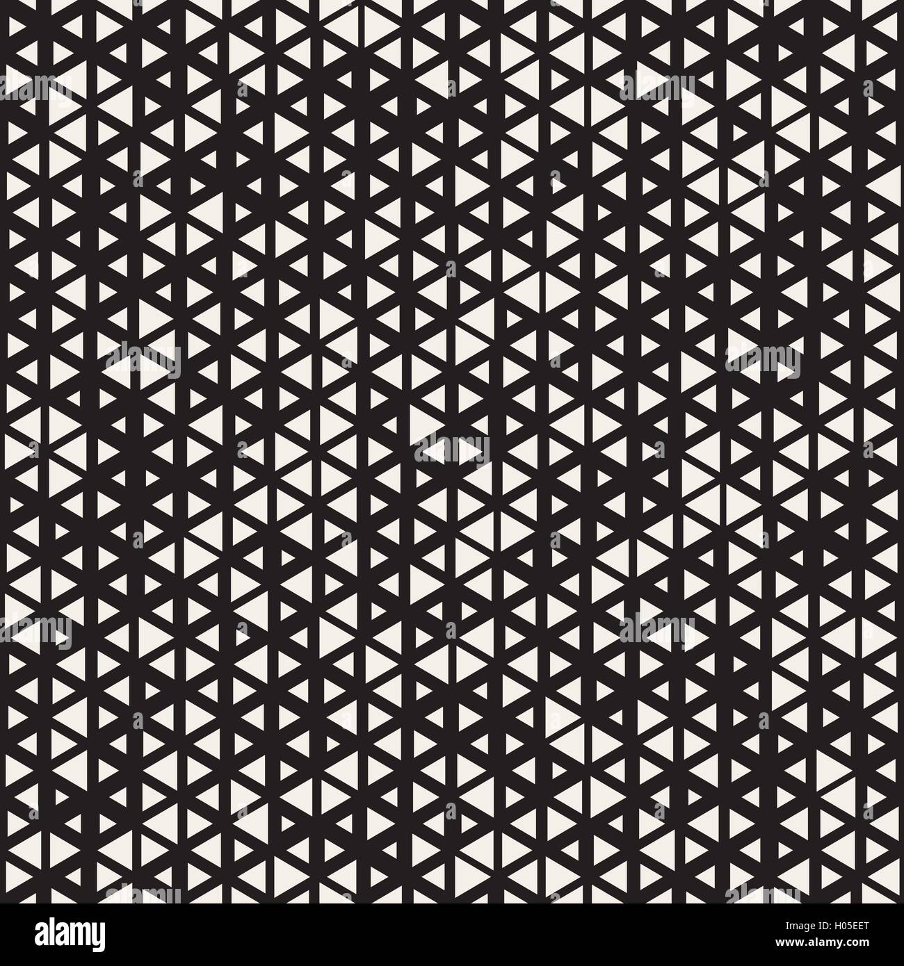 Vector Seamless Black and White Random Size Triangles Grid Pattern ...