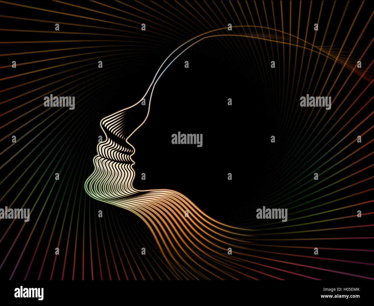 Paths of Soul Geometry Stock Photo - Alamy