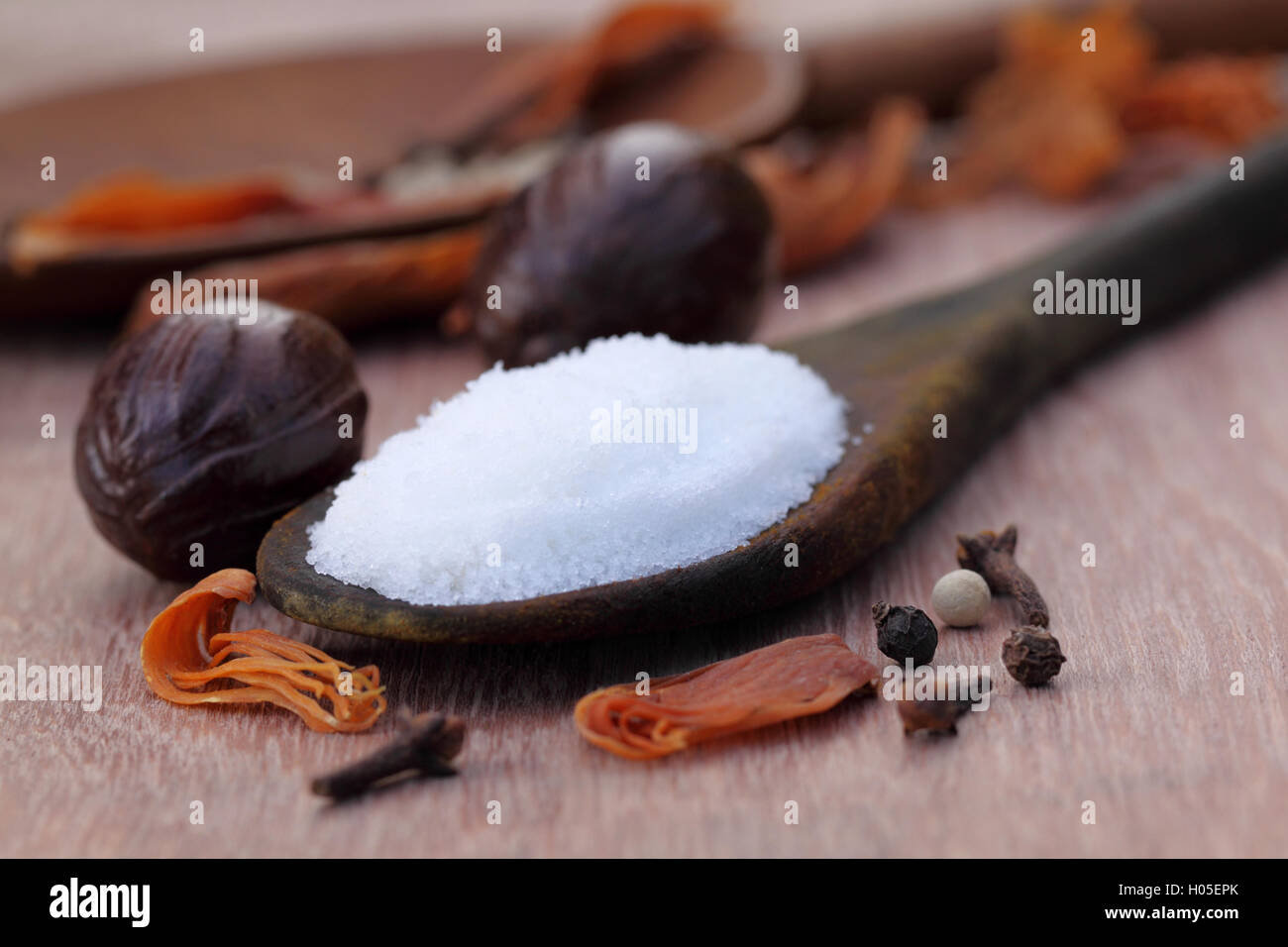 Sea salt with Indian spices Stock Photo - Alamy