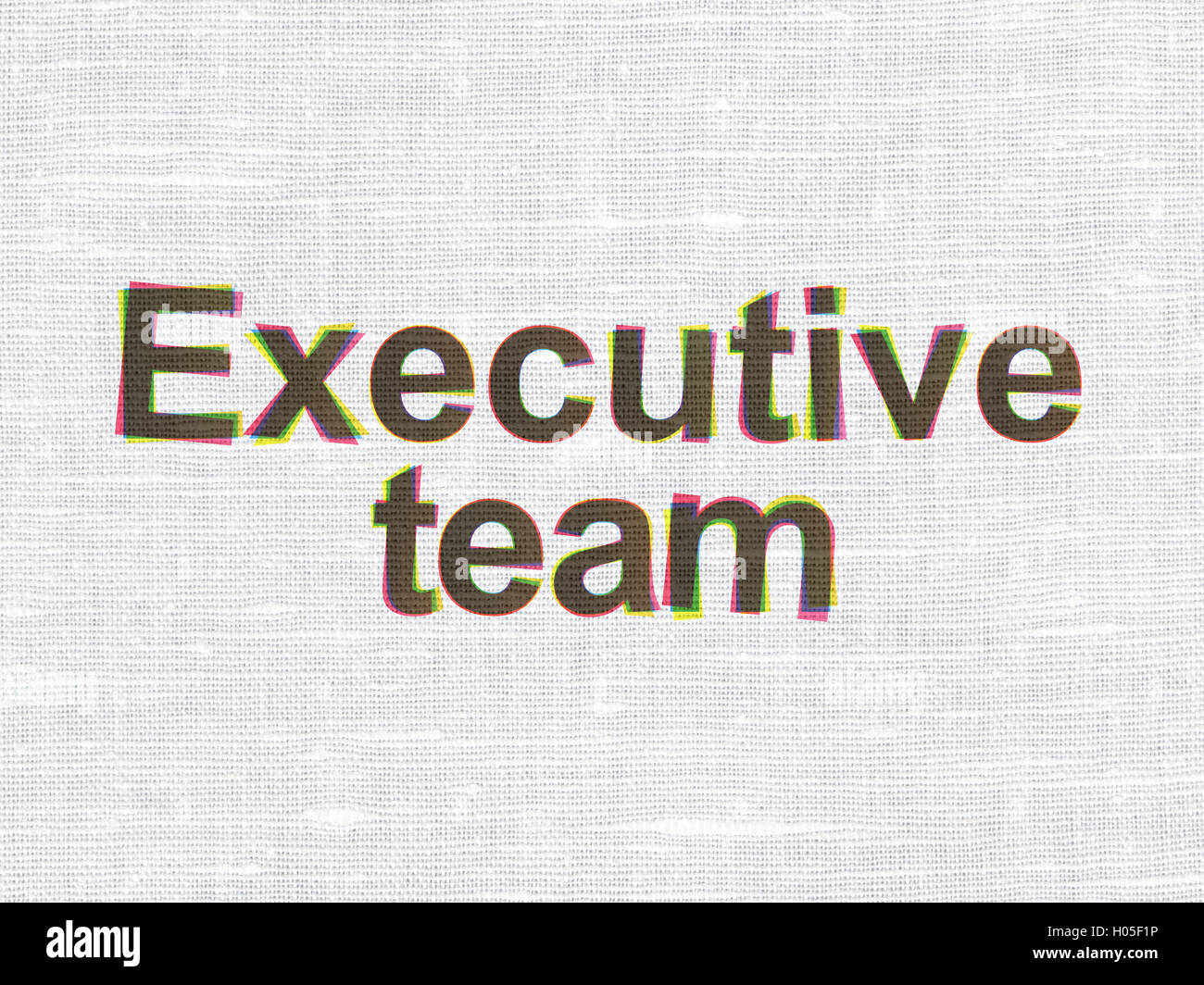 Finance concept: Executive Team on fabric texture background Stock ...