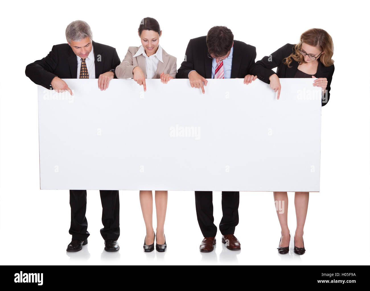 Holding banner placard hi-res stock photography and images - Alamy