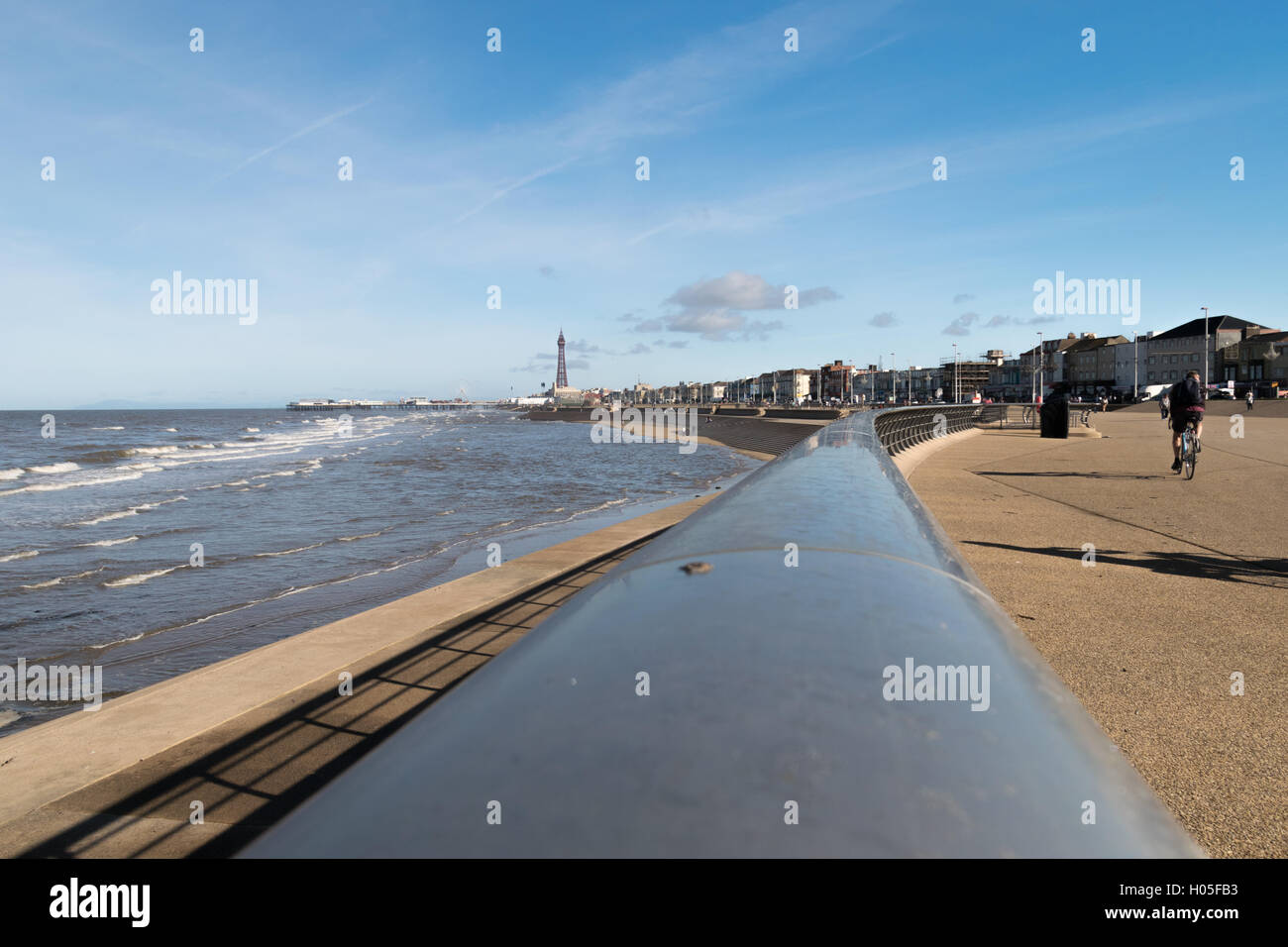 The promenade at Blackpool Stock Photo - Alamy