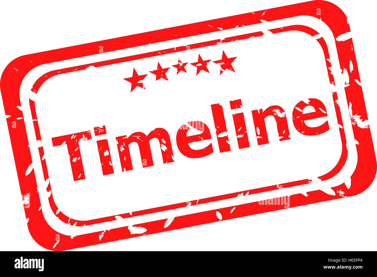 timeline on red rubber stamp over a white background Stock Photo - Alamy