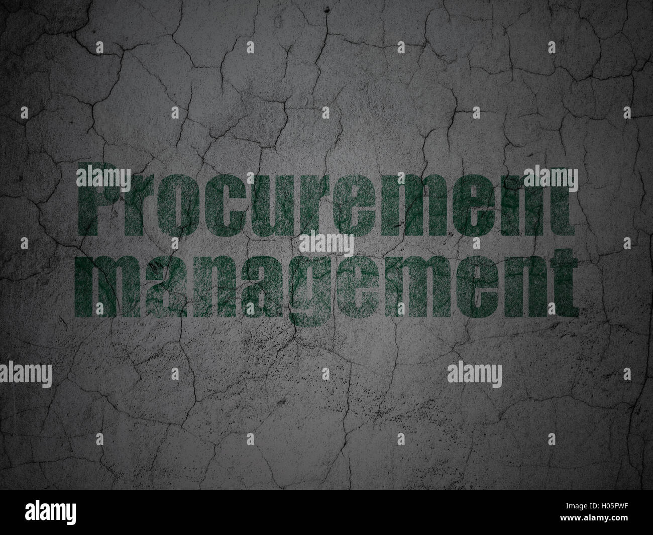 Business concept: Procurement Management on grunge wall background ...