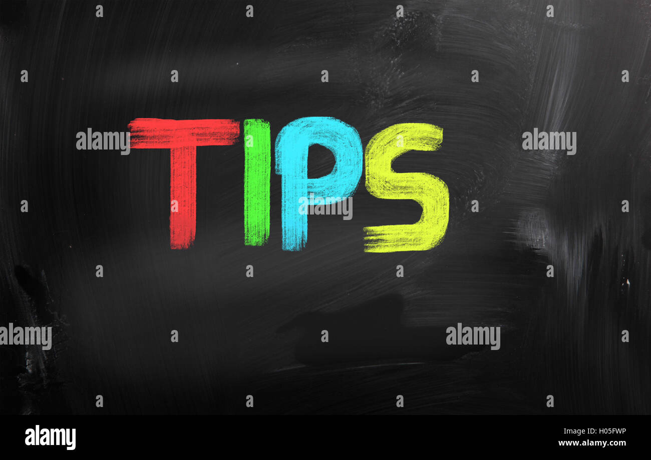 Tips concept hi-res stock photography and images - Alamy