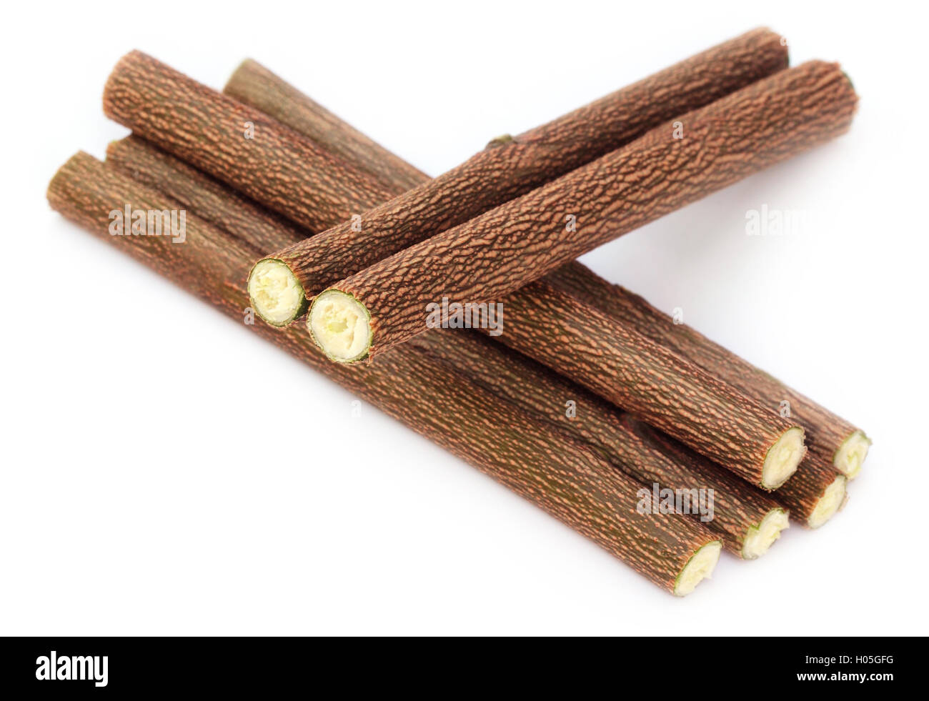 Medicinal neem twigs Stock Photo - Alamy
