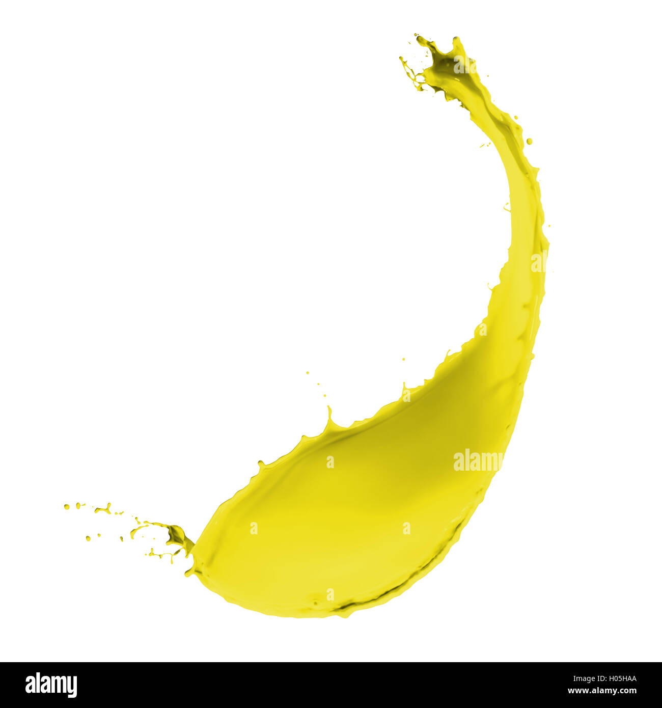 yellow paint splash Stock Photo - Alamy