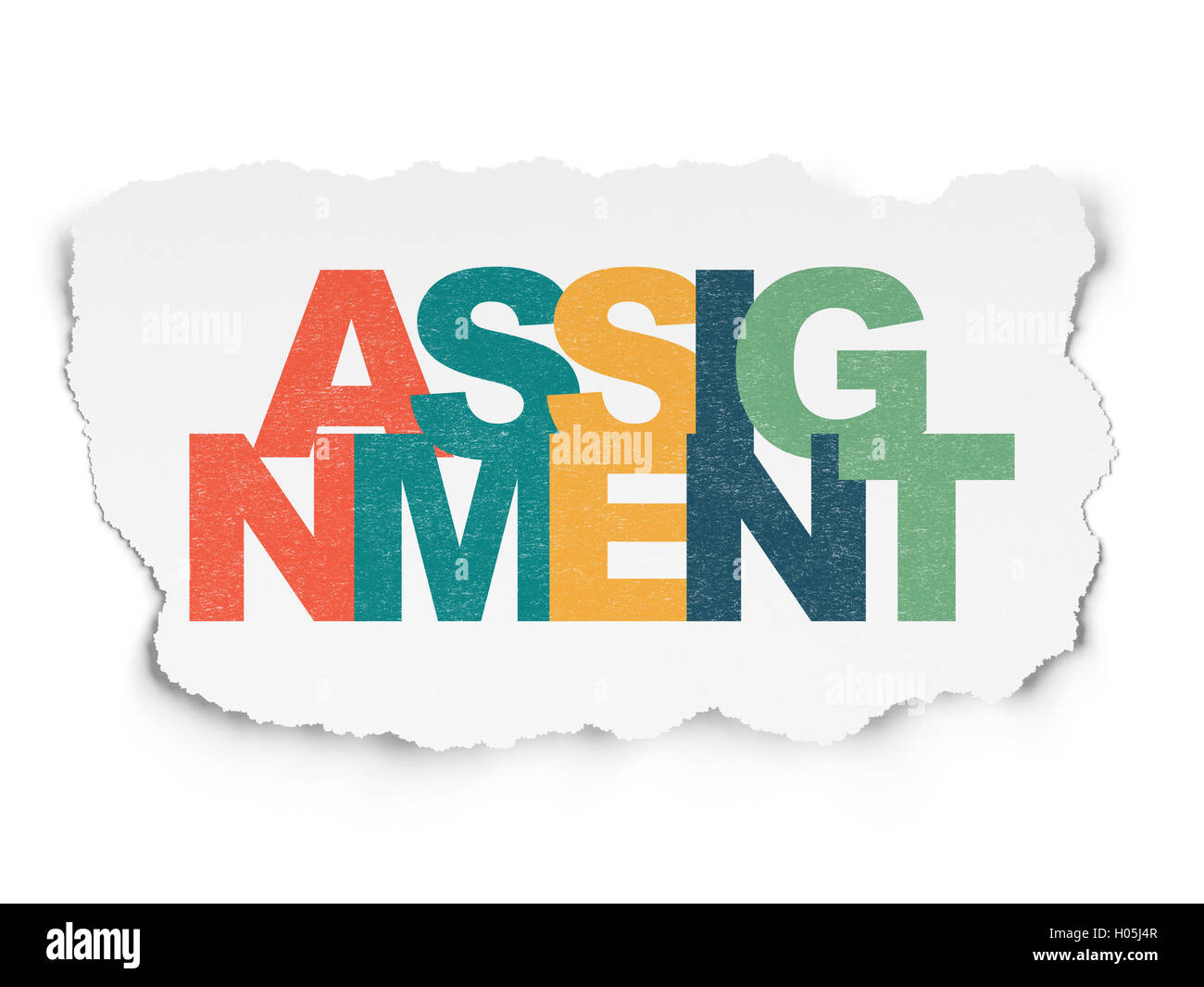 Law concept: Assignment on Torn Paper background Stock Photo - Alamy