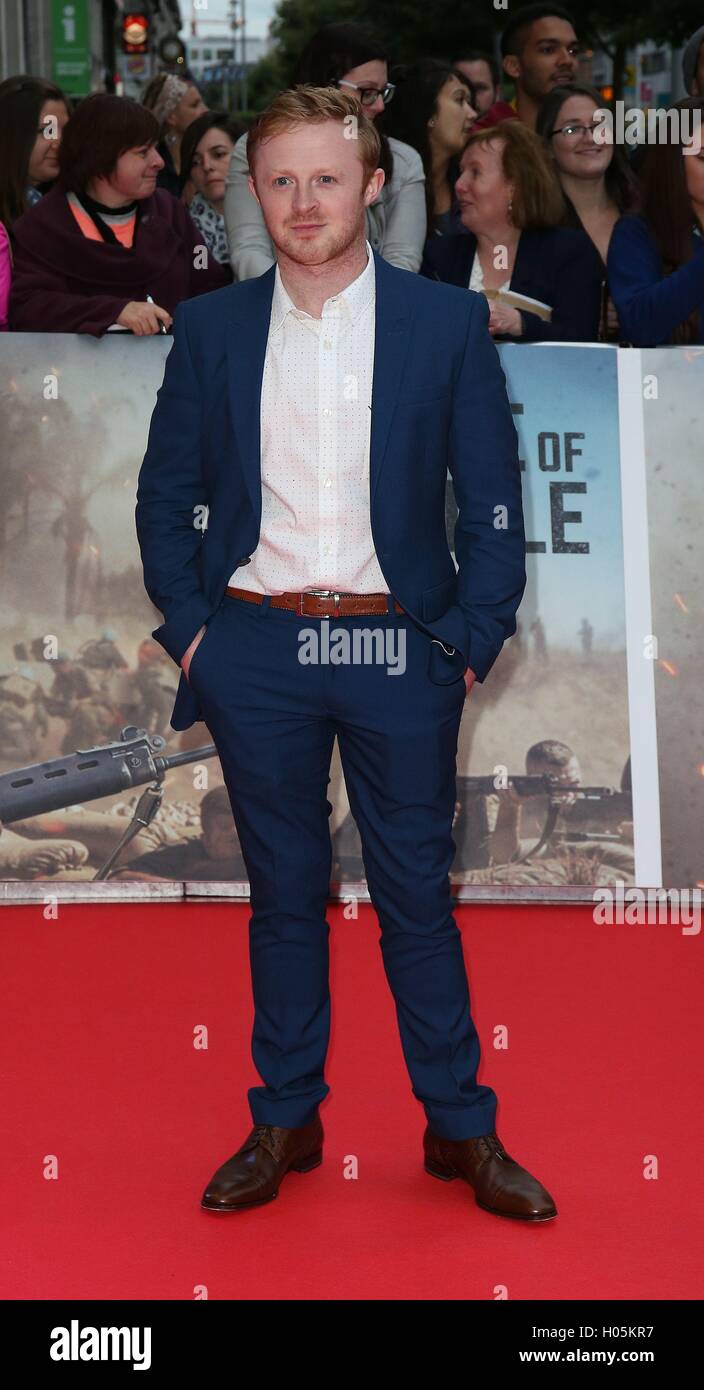 Conor MacNeill attends the screening of The Siege of Jadotville at the ...