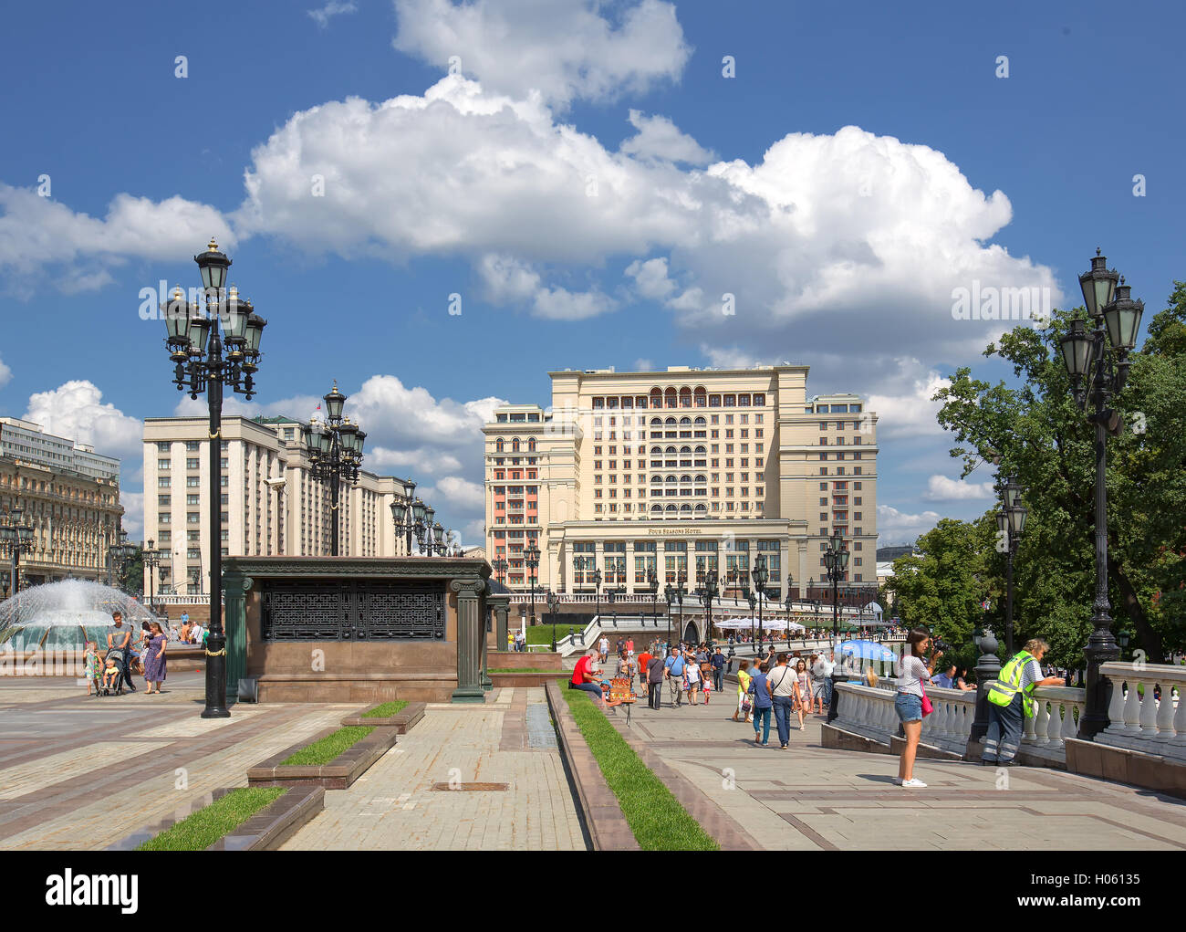 Street of Moscow Stock Photo - Alamy