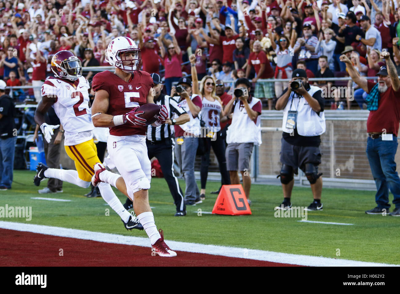 Palo Alto, California, USA. 17th Sep, 2016. Stanford's Christian ...