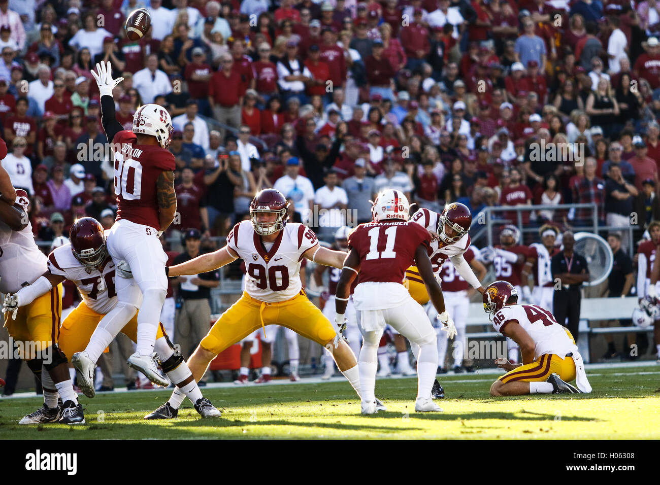 Palo Alto, California, USA. 17th Sep, 2016. USC's kicker Matt ...