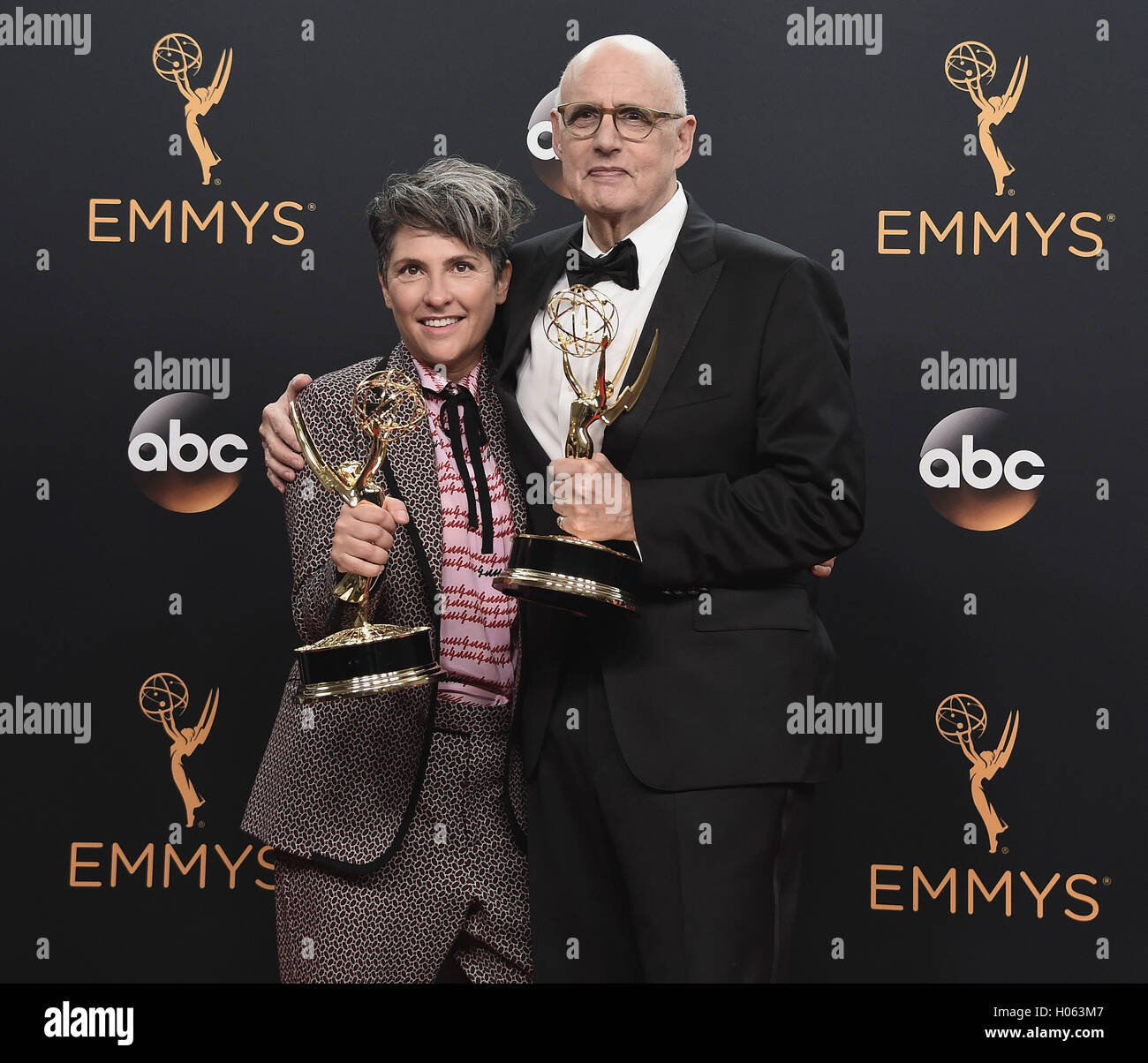 LOS ANGELES, CA - SEPTEMBER 18: Jill Soloway and Jeffrey Tambor in the ...