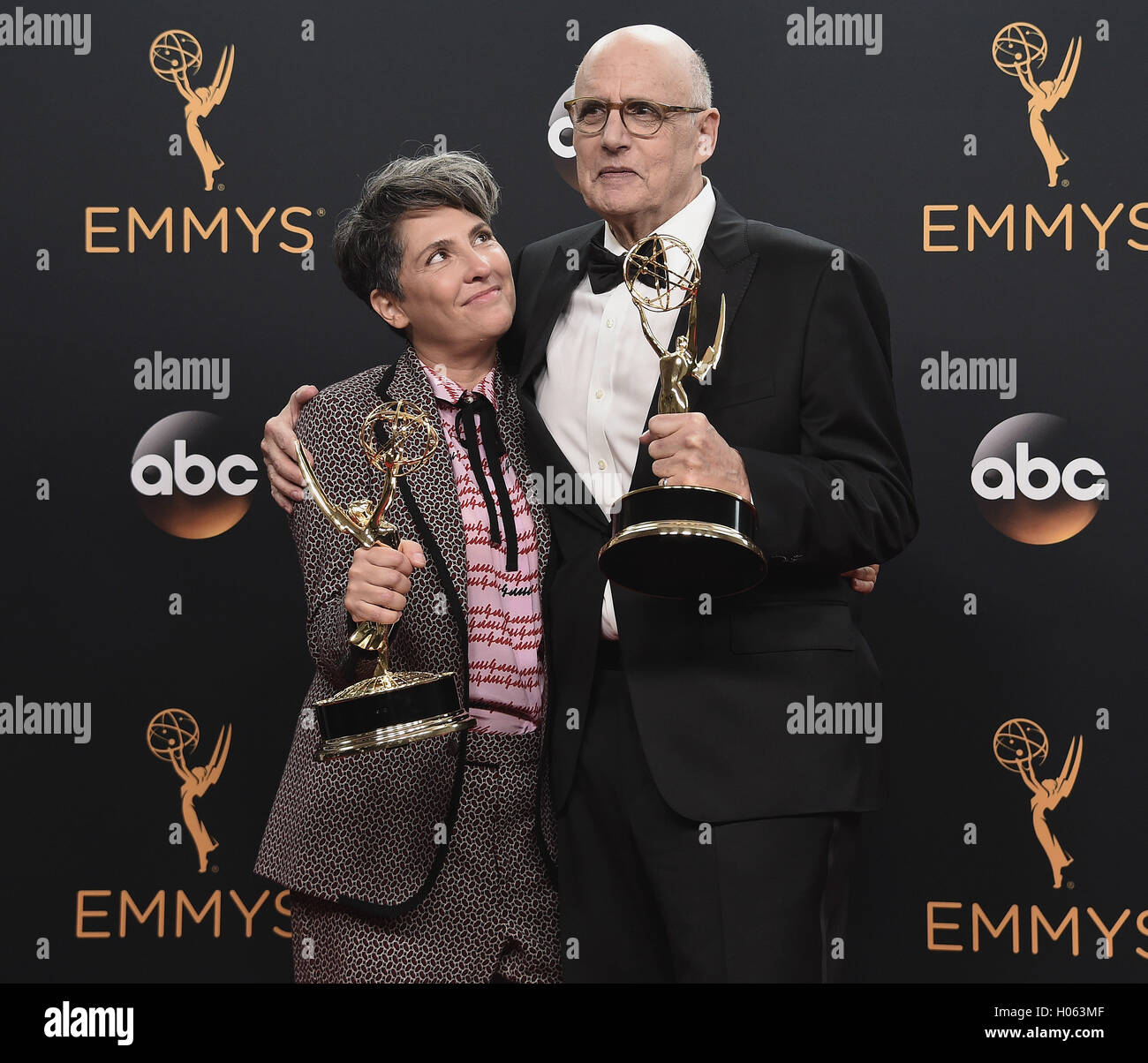 LOS ANGELES, CA - SEPTEMBER 18: Jill Soloway and Jeffrey Tambor in the ...