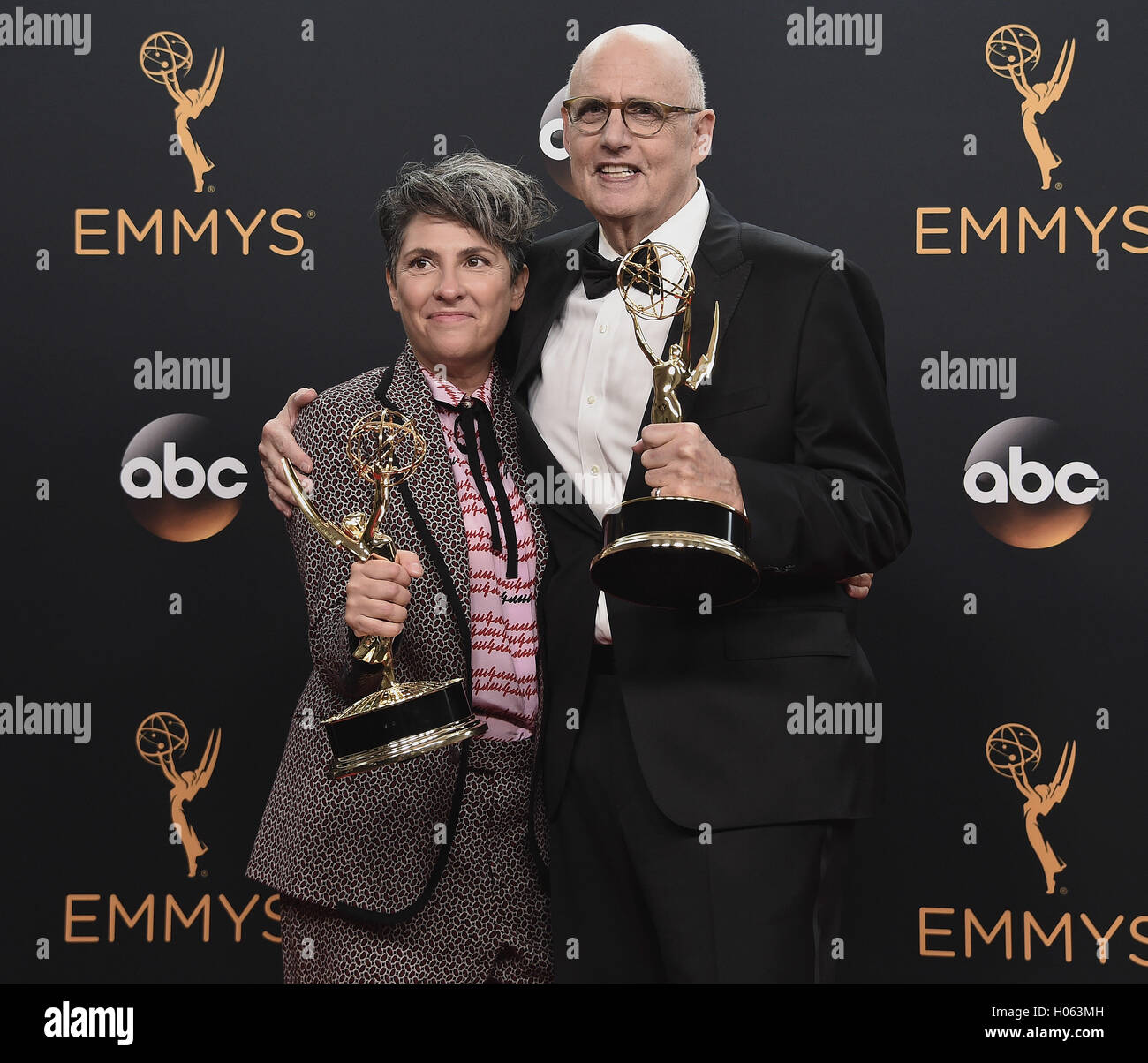 LOS ANGELES, CA - SEPTEMBER 18: Jill Soloway and Jeffrey Tambor in the ...