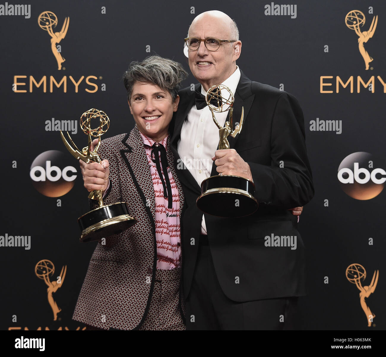 LOS ANGELES, CA - SEPTEMBER 18: Jill Soloway and Jeffrey Tambor in the ...