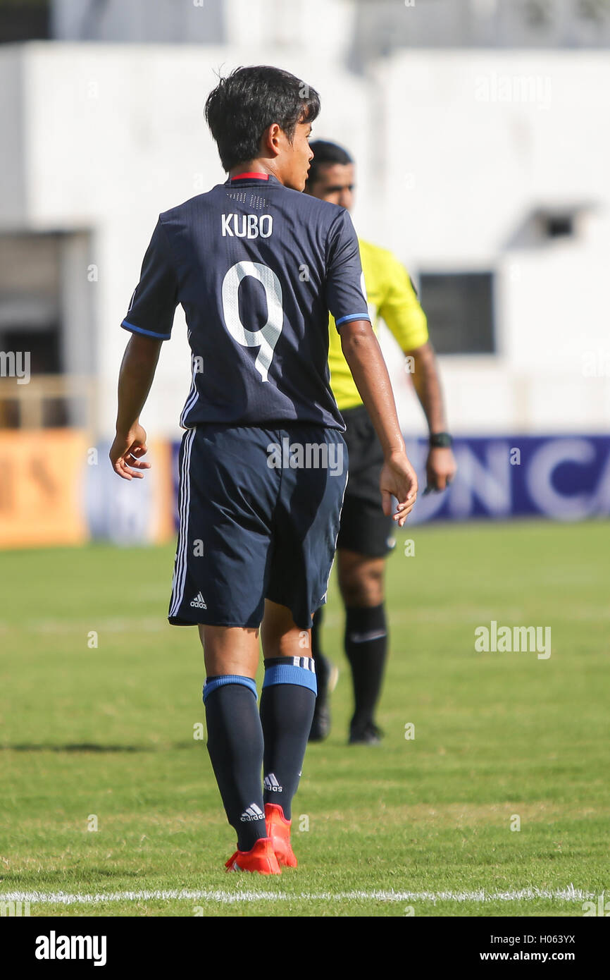Bambolim, India. 19th Sep, 2016. Takefusa Kubo (JPN) Football/Soccer ...