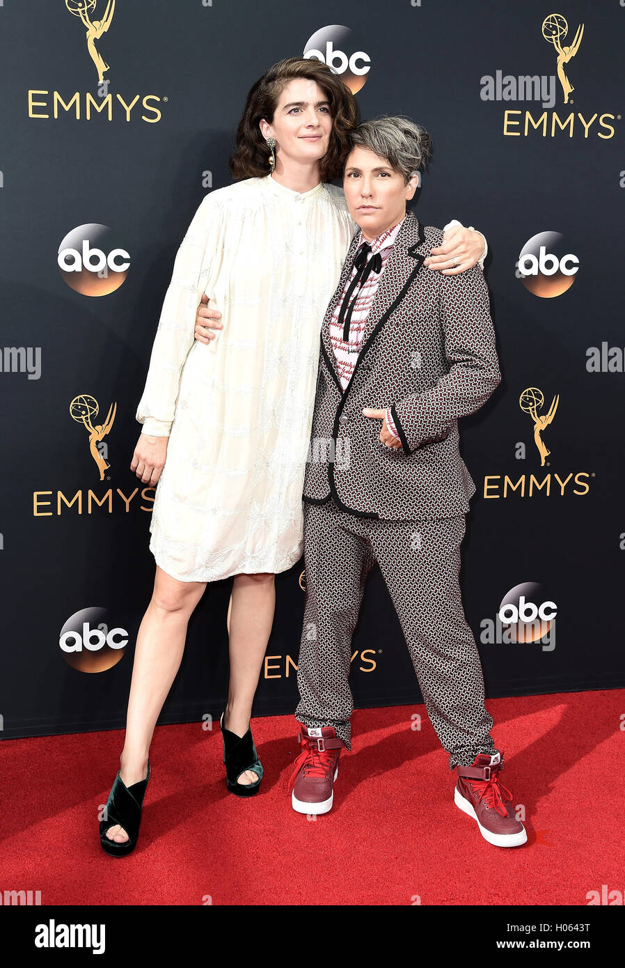 LOS ANGELES, CA - SEPTEMBER 18: (L-R) Gaby Hoffman and Jill Soloway ...