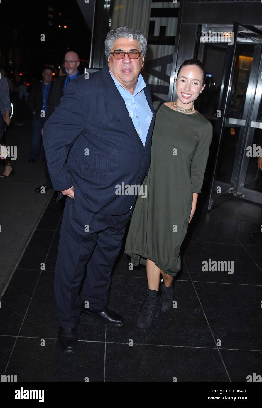 New York, NY, USA. 19th Sep, 2016. Vincent Pastore, Renee Pastore at ...