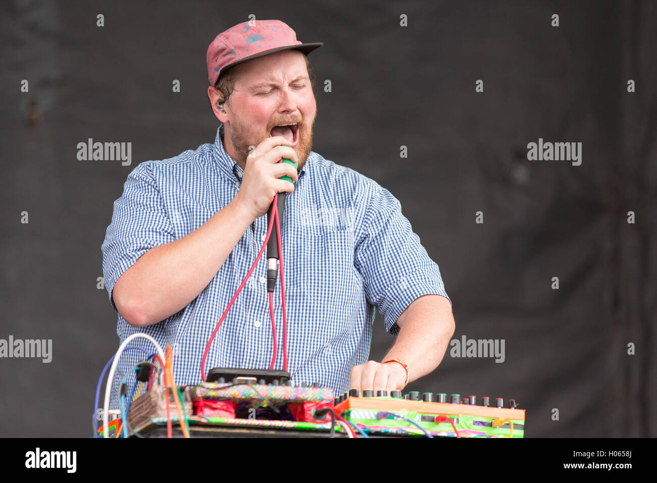 Chicago, Illinois, USA. 16th Sep, 2016. DAN DEACON performs live at ...