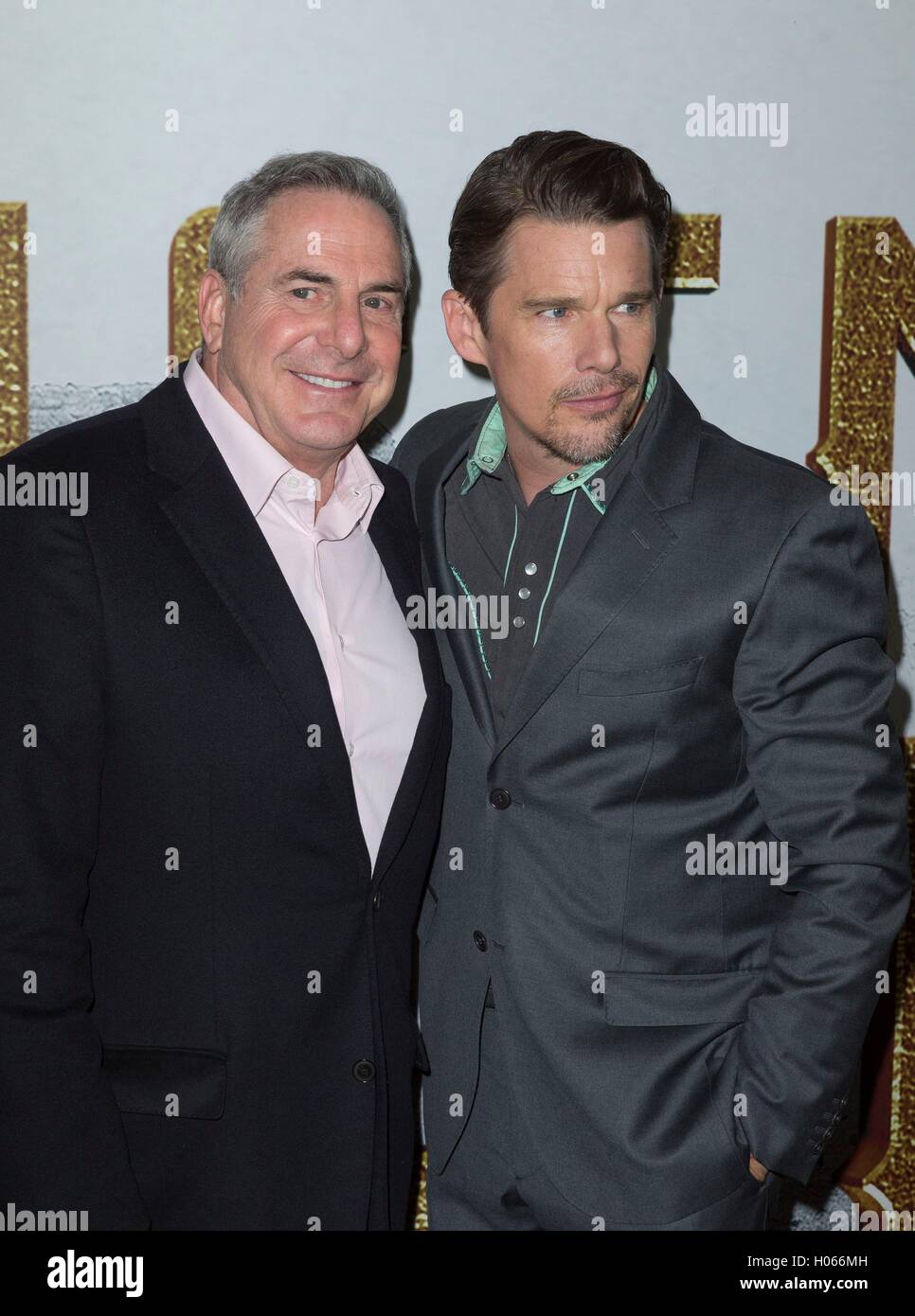 New York, NY, USA. 19th Sep, 2016. Roger Birnbaum, Ethan Hawke at ...