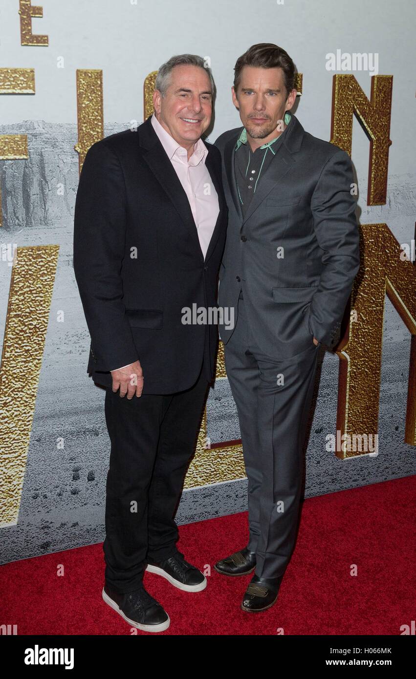 New York, NY, USA. 19th Sep, 2016. Roger Birnbaum, Ethan Hawke at ...
