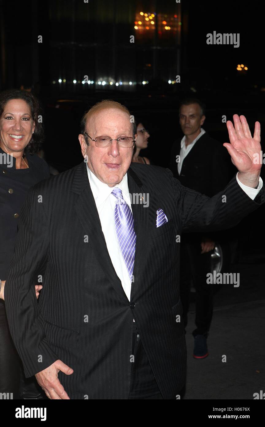 New York, NY, USA. 19th Sep, 2016. Clive Davis at The Magnificent Seven ...