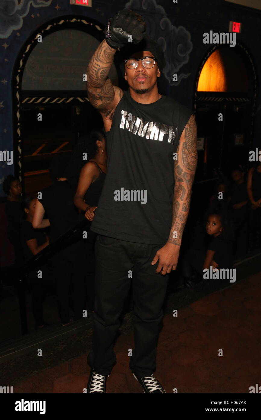 ATLANTA, GA - SEPTEMBER 18, 2016 Nick Cannon performs at the 2016 ...