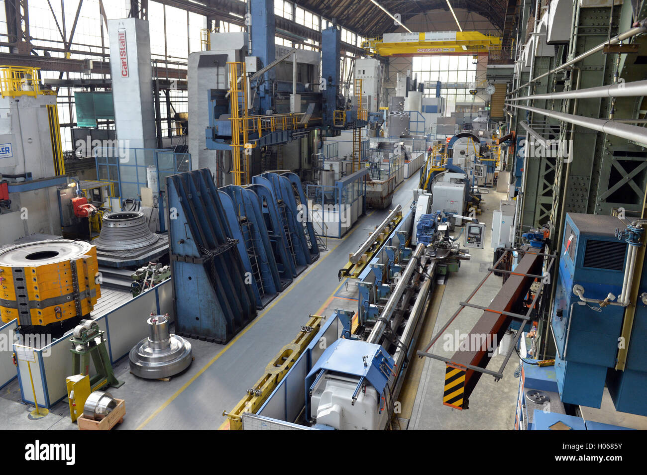 Berlin, Germany. 16th Sep, 2016. A view of the production hall of the ...