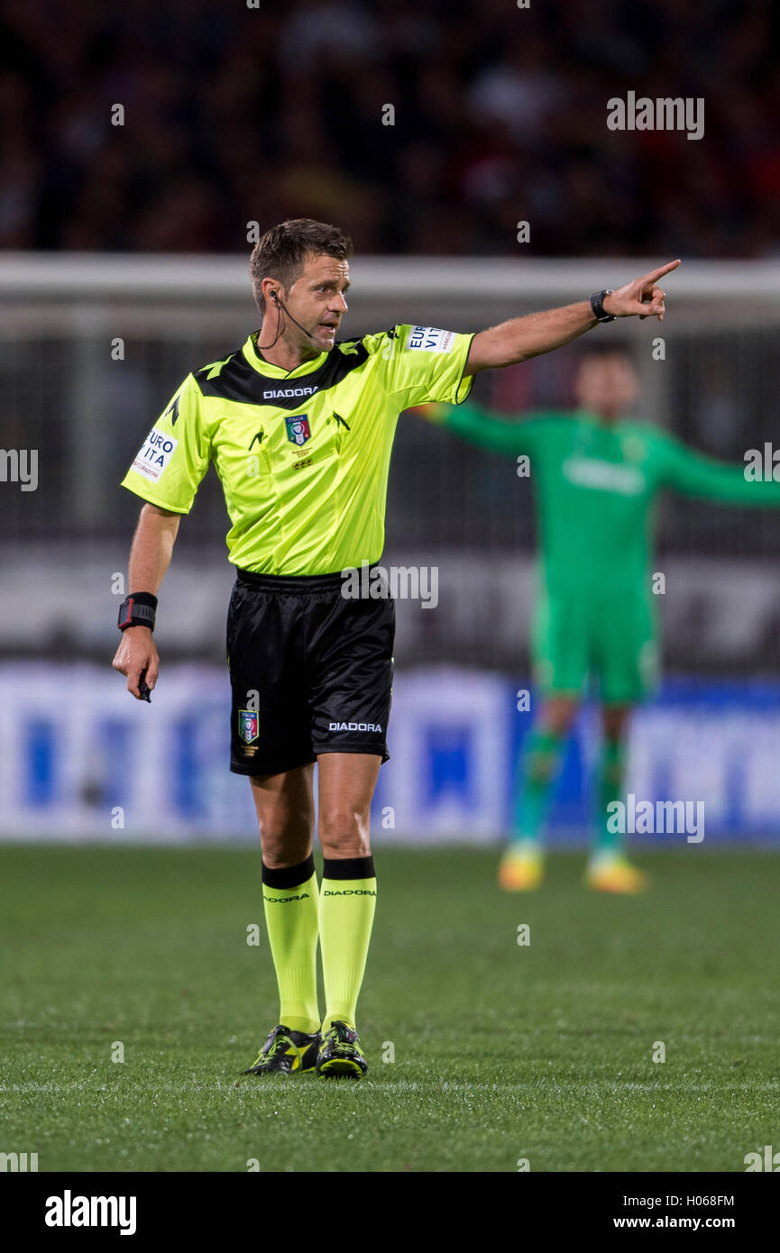 Florence, Italy. 18th Sep, 2016. Nicola Rizzoli (Referee) Football ...