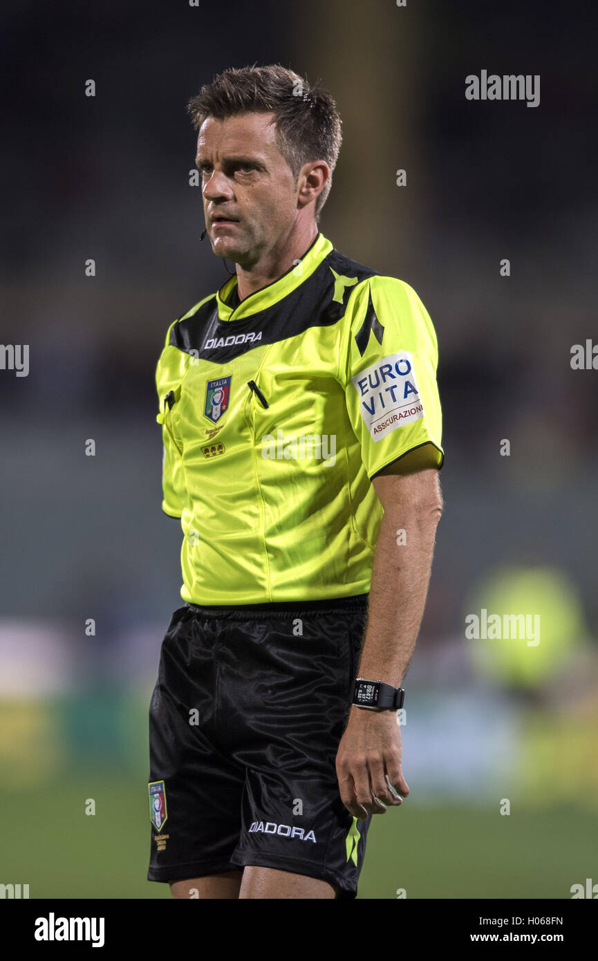 Florence, Italy. 18th Sep, 2016. Nicola Rizzoli (Referee) Football ...