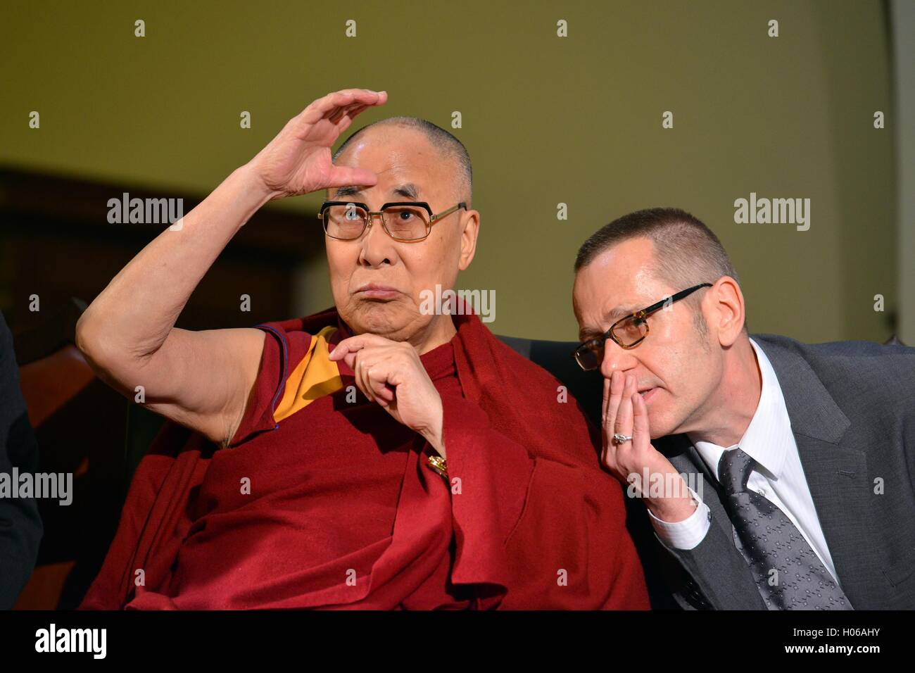 Wroclaw, Poland. 20th Sep, 2016. His Holiness the 14th Dalai Lama pays ...