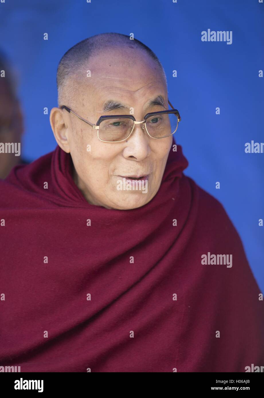 Wroclaw, Poland. 20th Sep, 2016. His Holiness the 14th Dalai Lama pays ...